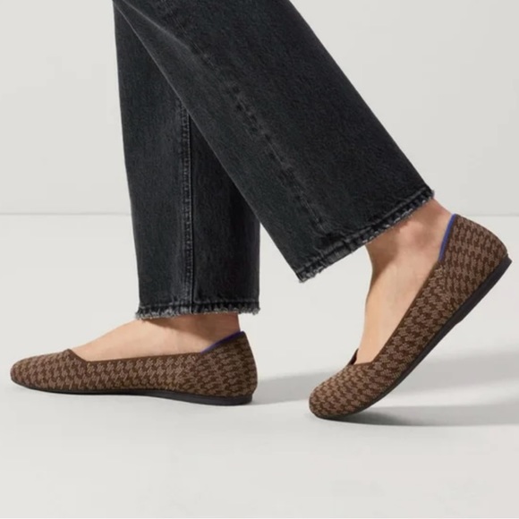 Rothy's | Shoes | New Rothys Brown Houndtooth Limited Edition Round Toe ...